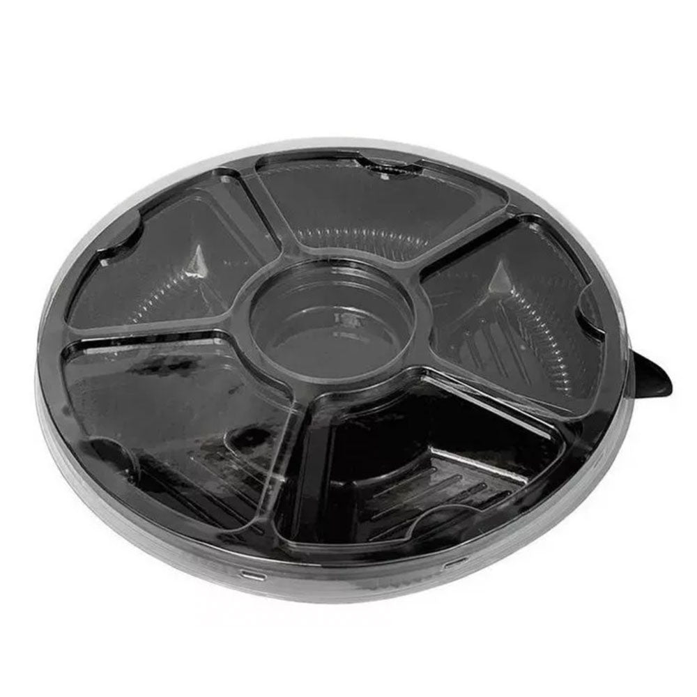 Botanero redondo mediano con 5 divisiones - G 550 - Paquete 25 pzas ...